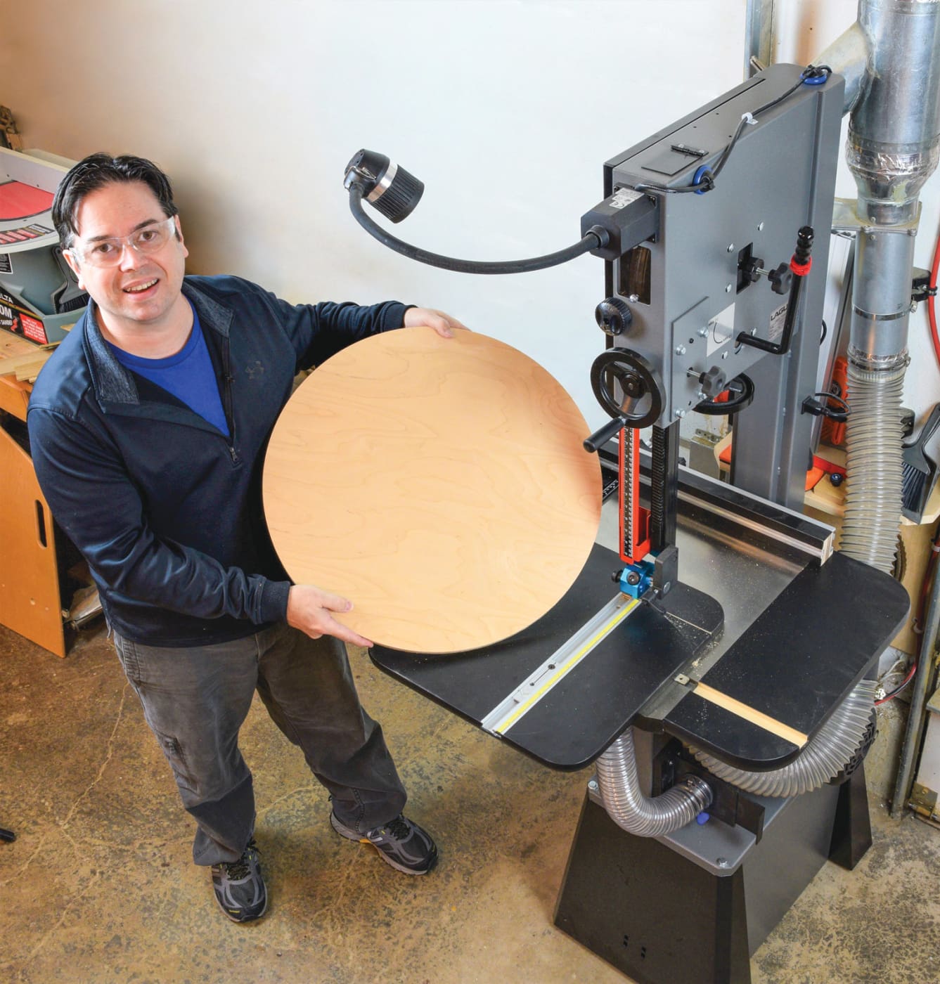 Bandsaw Circle Cutting Jig - Tough Guy DIY